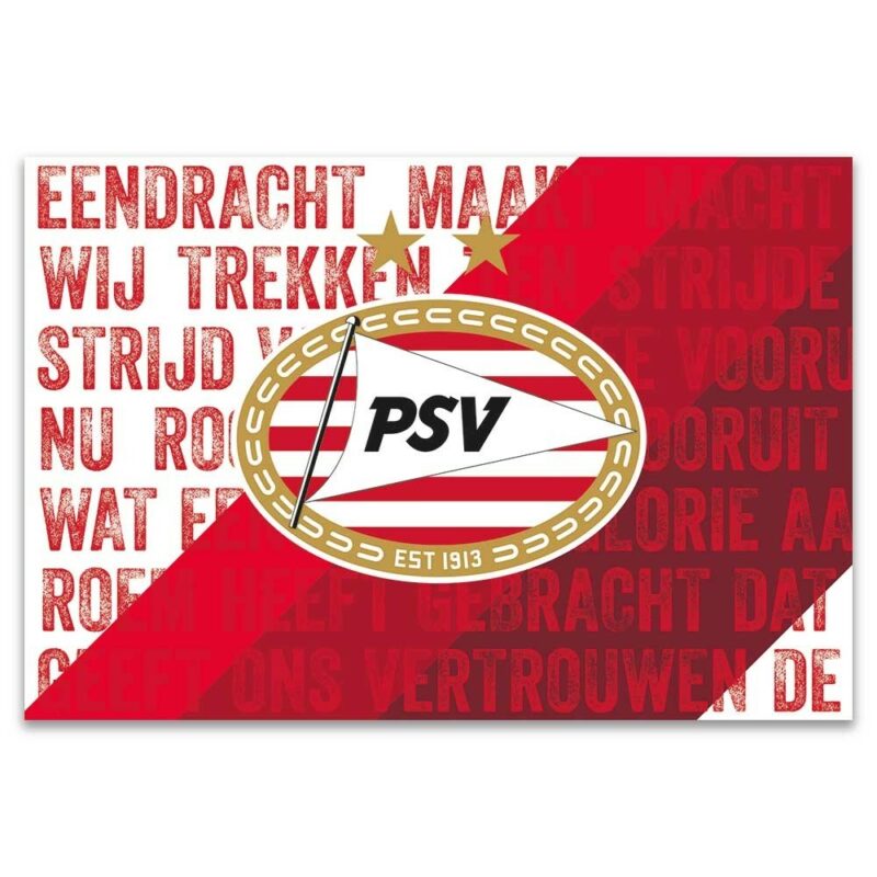 Vlag PSV Eindhoven 'clublied' - 1891 Shop